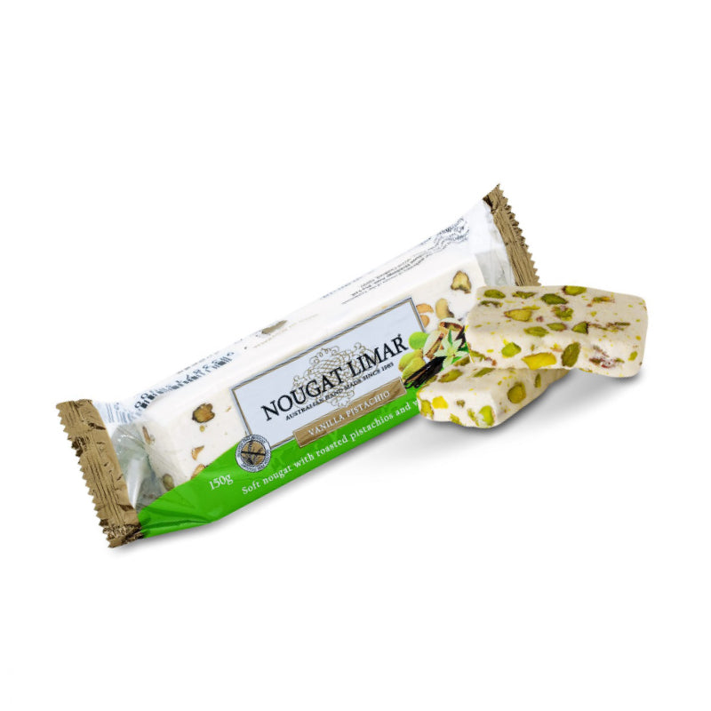 Nougat Limar Logs Vanilla & Pistachio 150g – Union Jack's