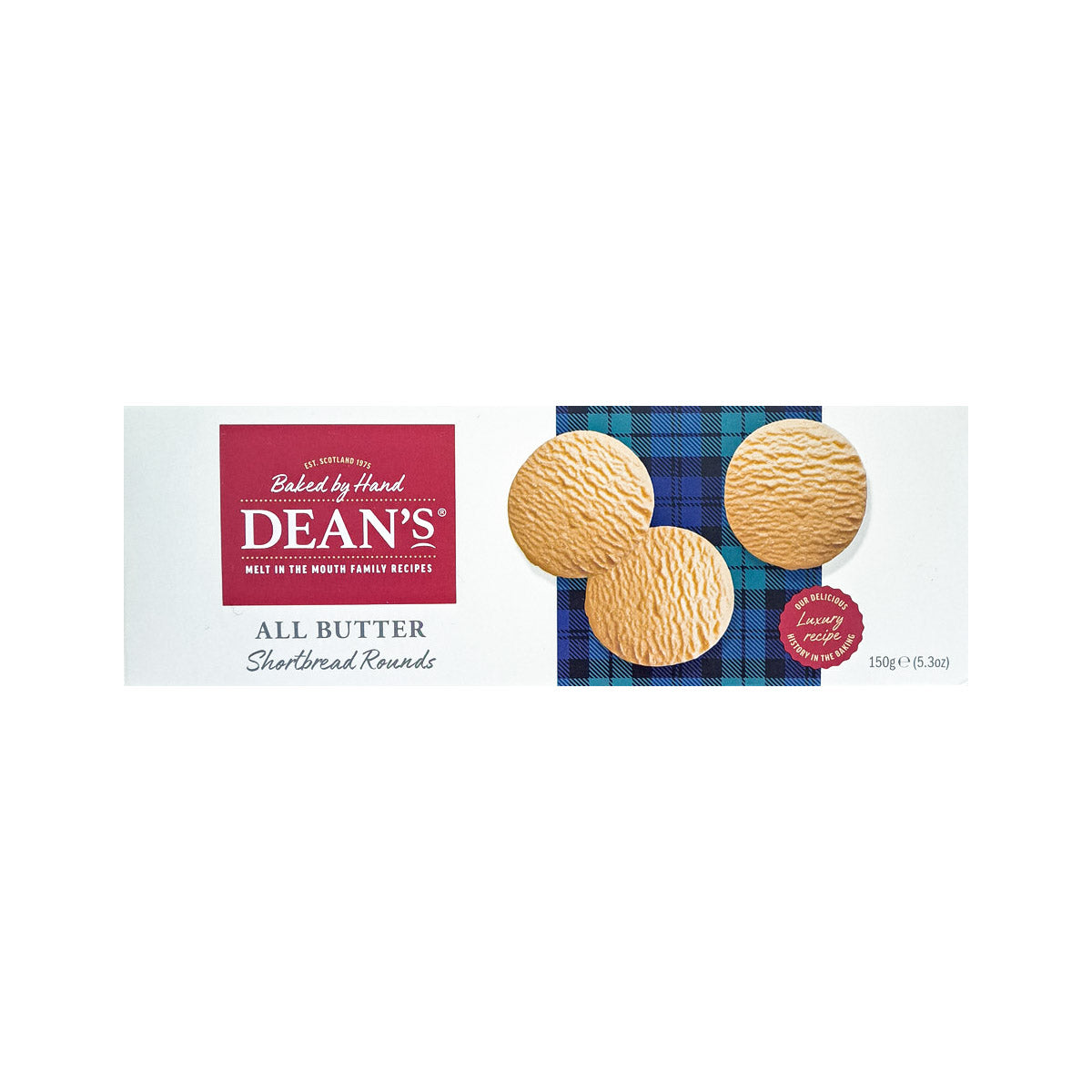 Dean's All Butter Shortbread Rounds 150g – Union Jack's