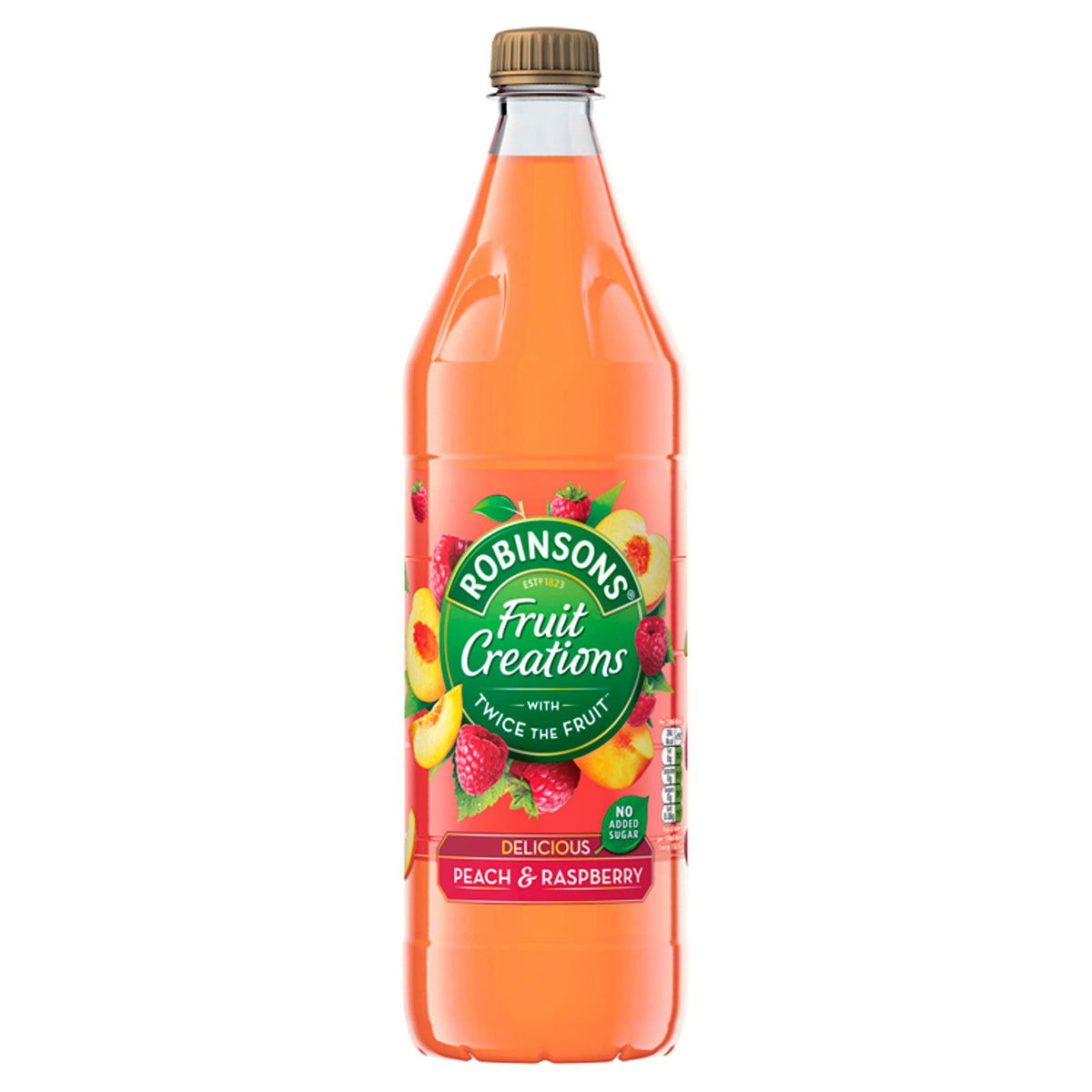 Robinsons Fruit Creations Peach & Raspberry 1L – Union Jack's