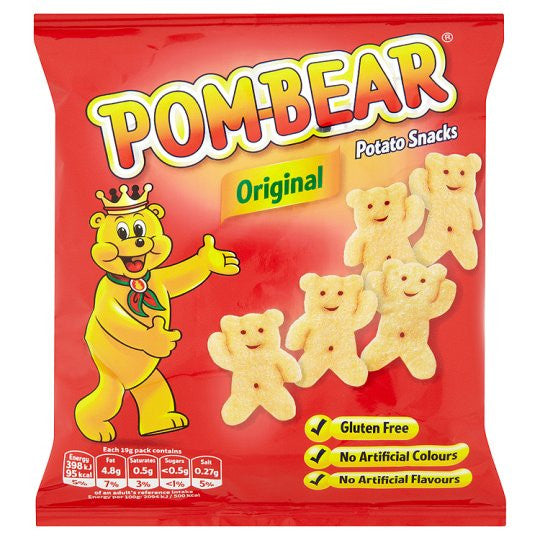 Pom-Bear Original Potato Snacks 19g – Union Jack's